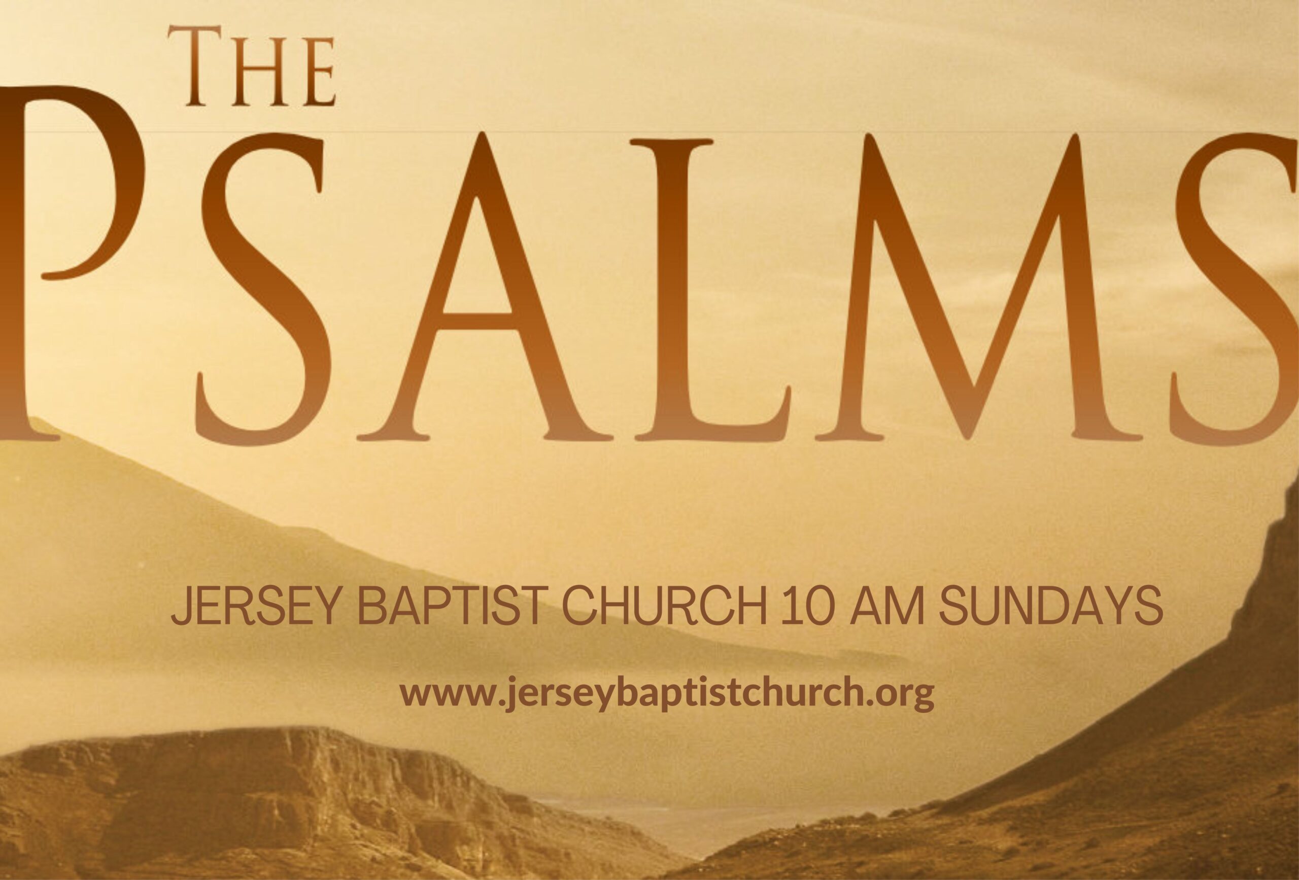 The Lord Reigns in Holiness - Jersey Baptist Church